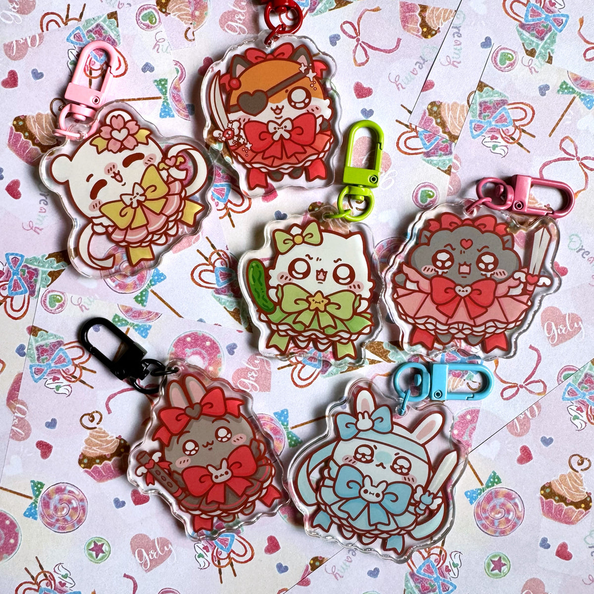 [Last Chance] Magical Girl Animals Acrylic Charms – tsuchronicl